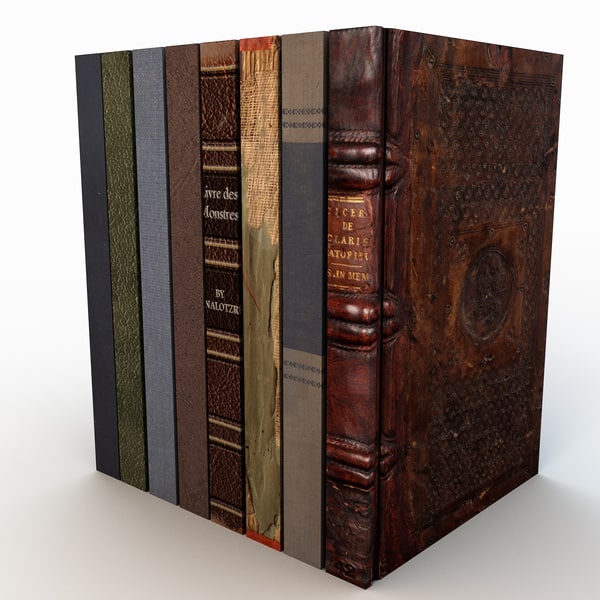 book page 3d model