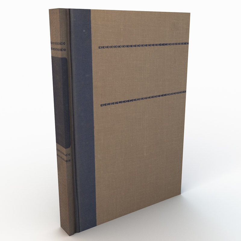 book page 3d model
