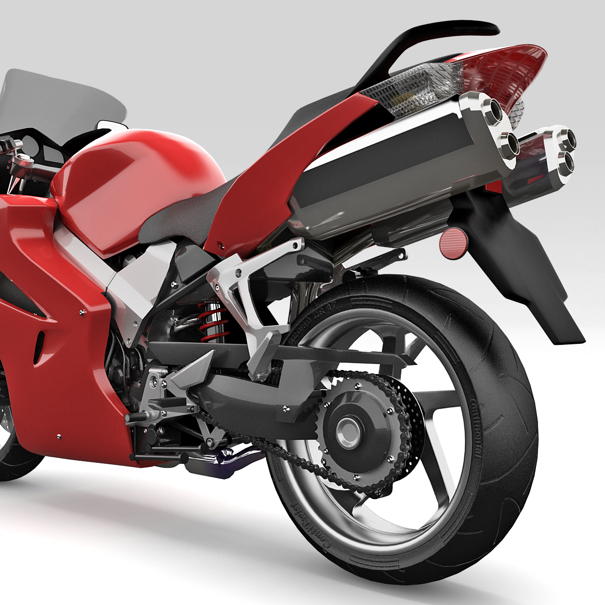 obj motorcycle honda vfr 800