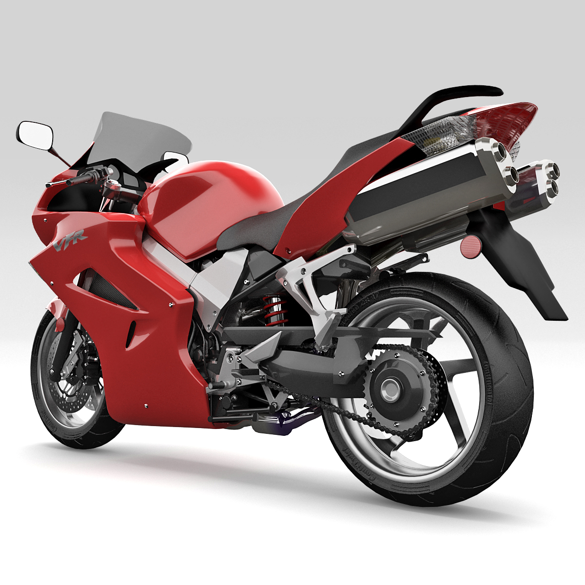 obj motorcycle honda vfr 800