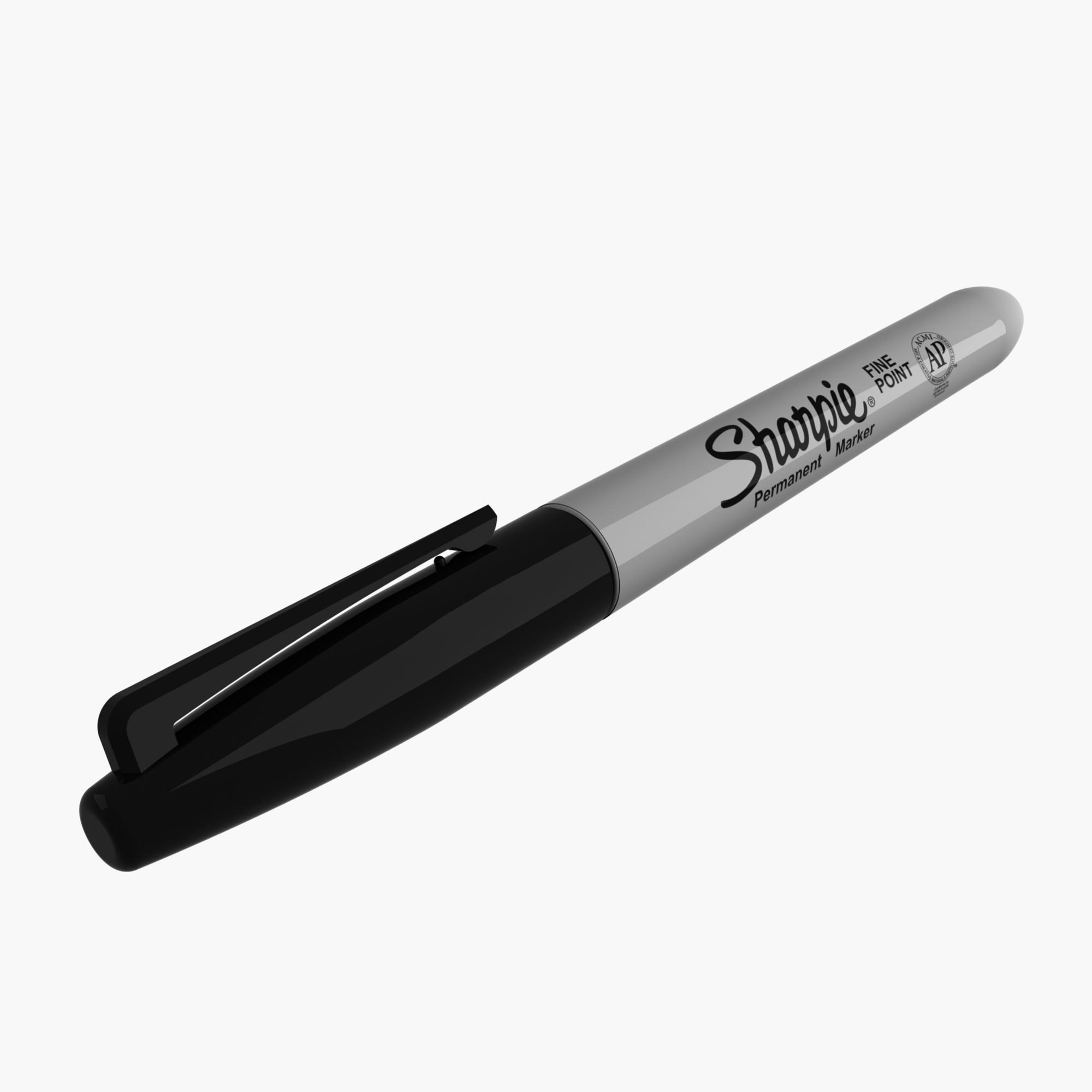 sharpie markers 3d model