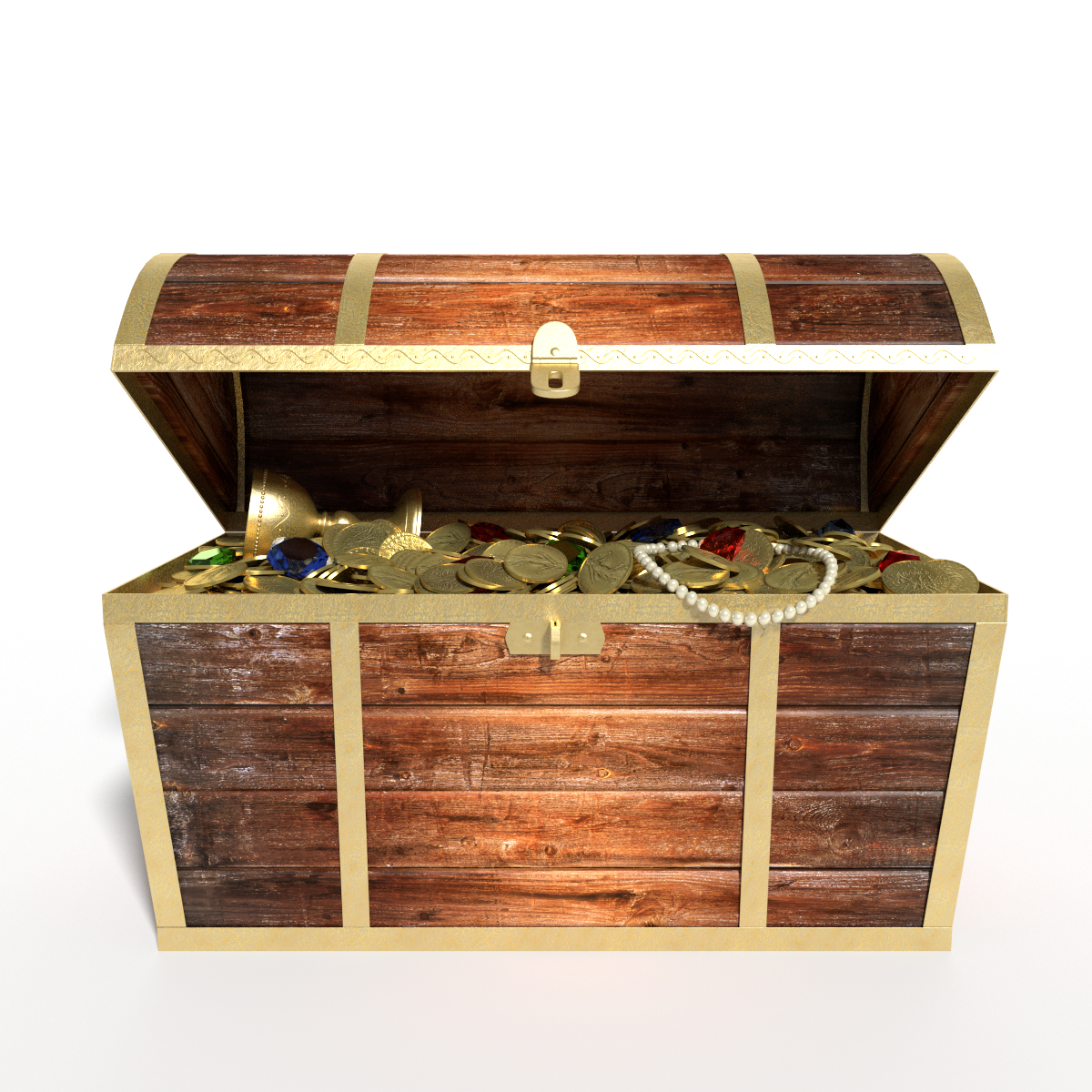 treasure chest 3d model