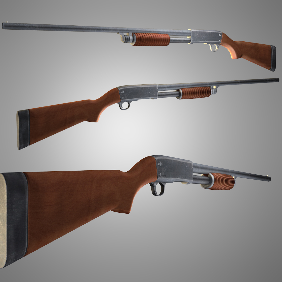 3d ithaca m37 shotgun