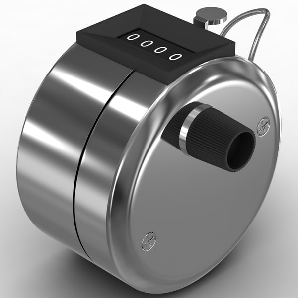 Contador Mecânico de Cliques em Palm Modelo 3D - TurboSquid 735721