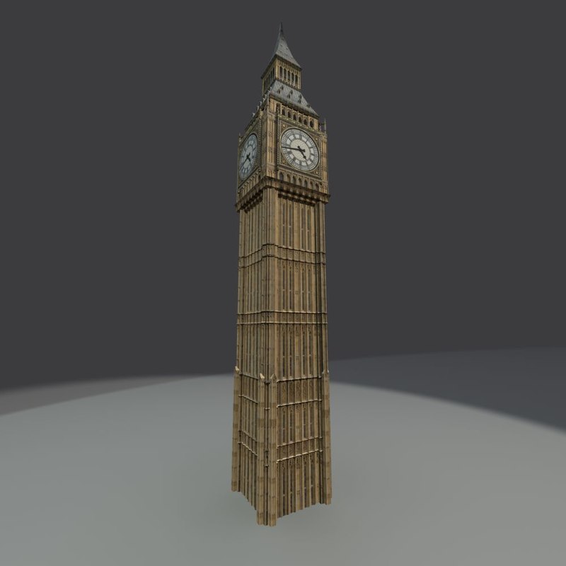 big ben 3d model