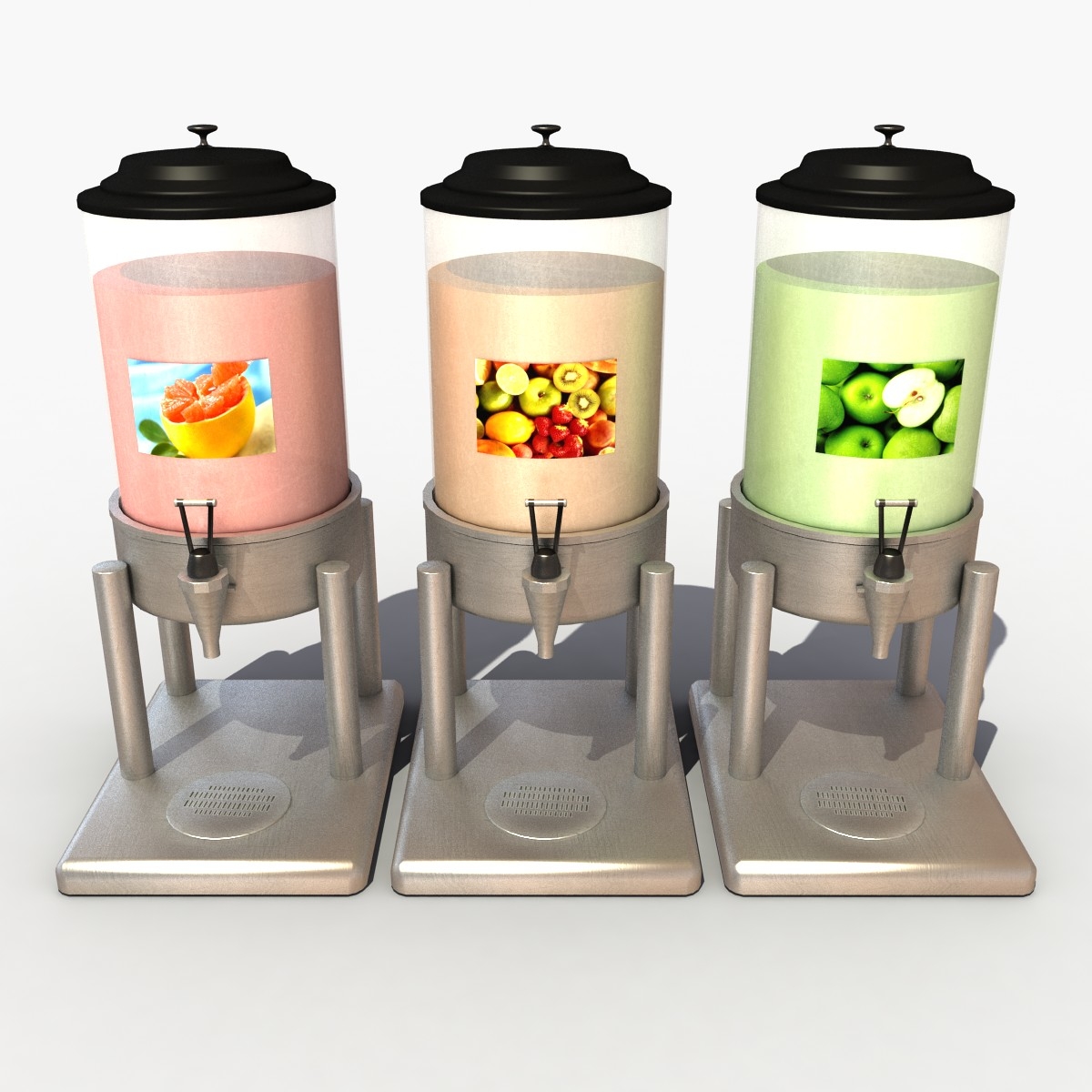 juice dispenser 3d model