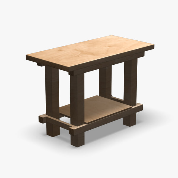 3d model of bench workbench table