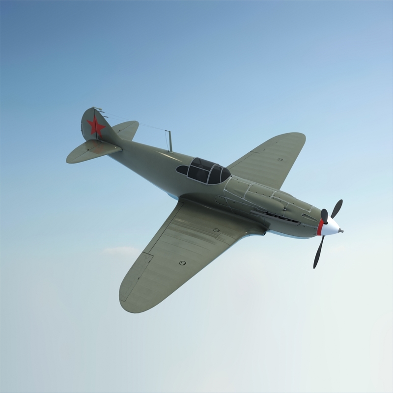lagg-3 fighter 3d max