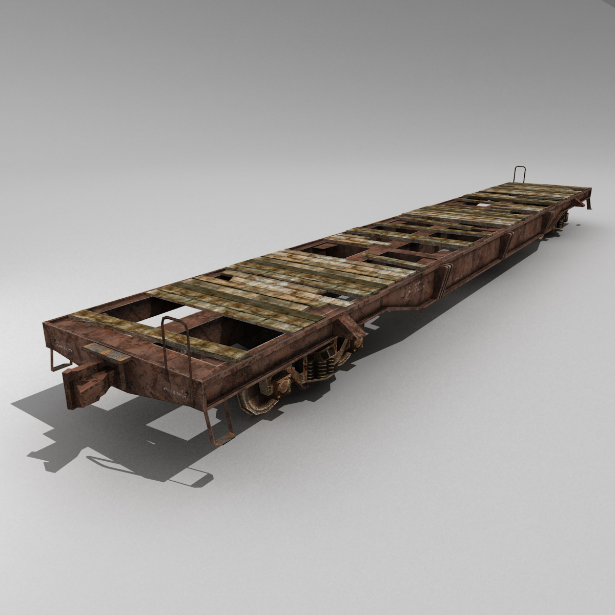 railway platform 3d model