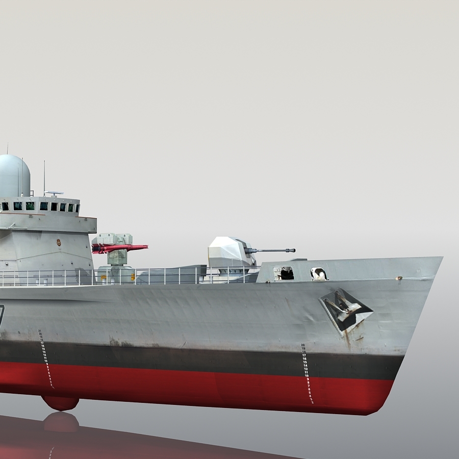 hms edinburgh d97 type 3d model