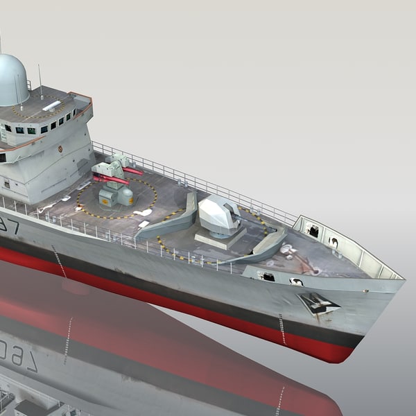 hms edinburgh d97 type 3d model