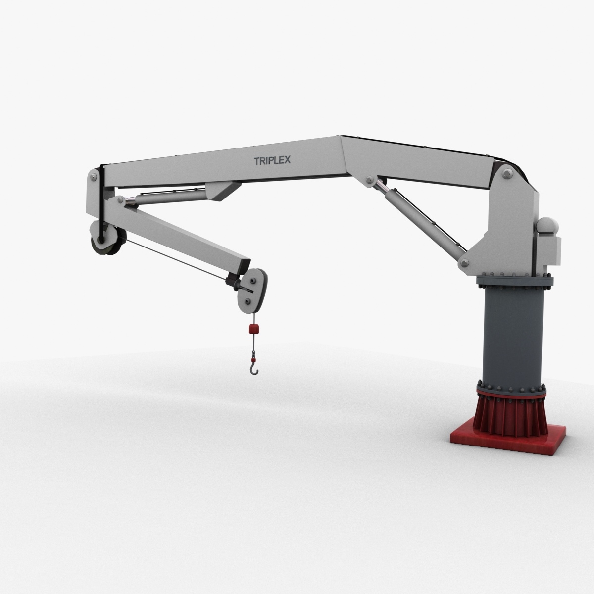 3dsmax deck crane
