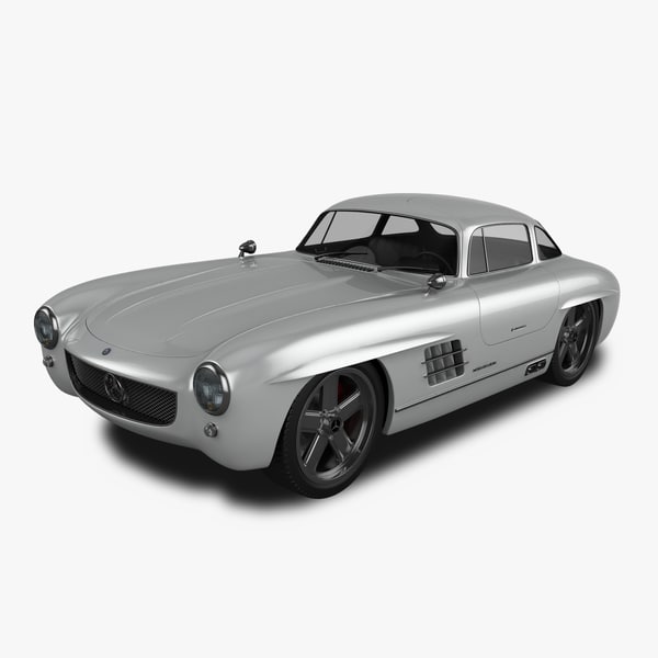 gullwing-america 300sl 3d model