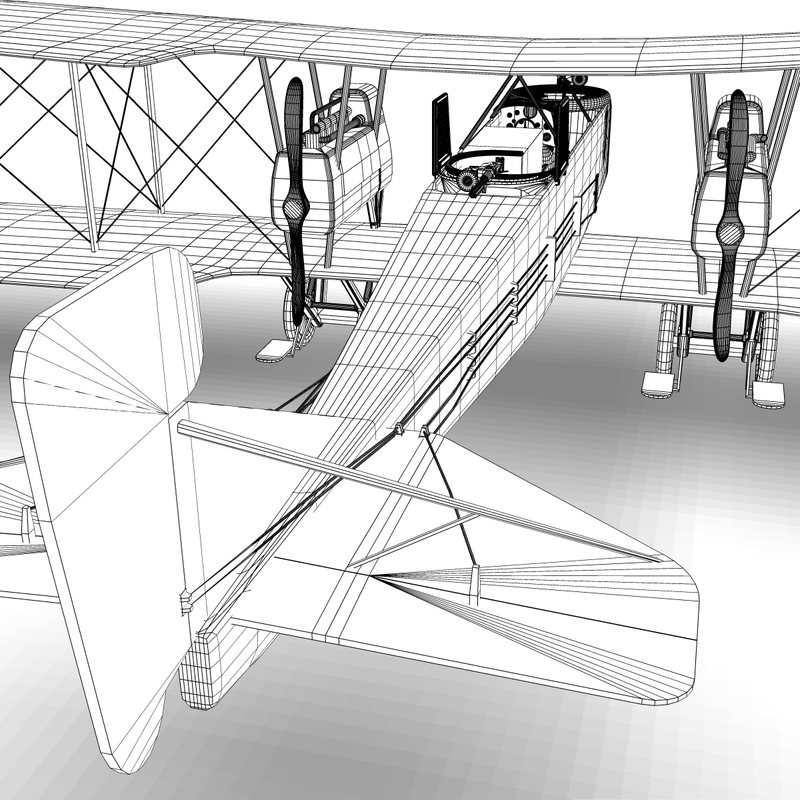 modelo 3d Gotha GV - TurboSquid 742197