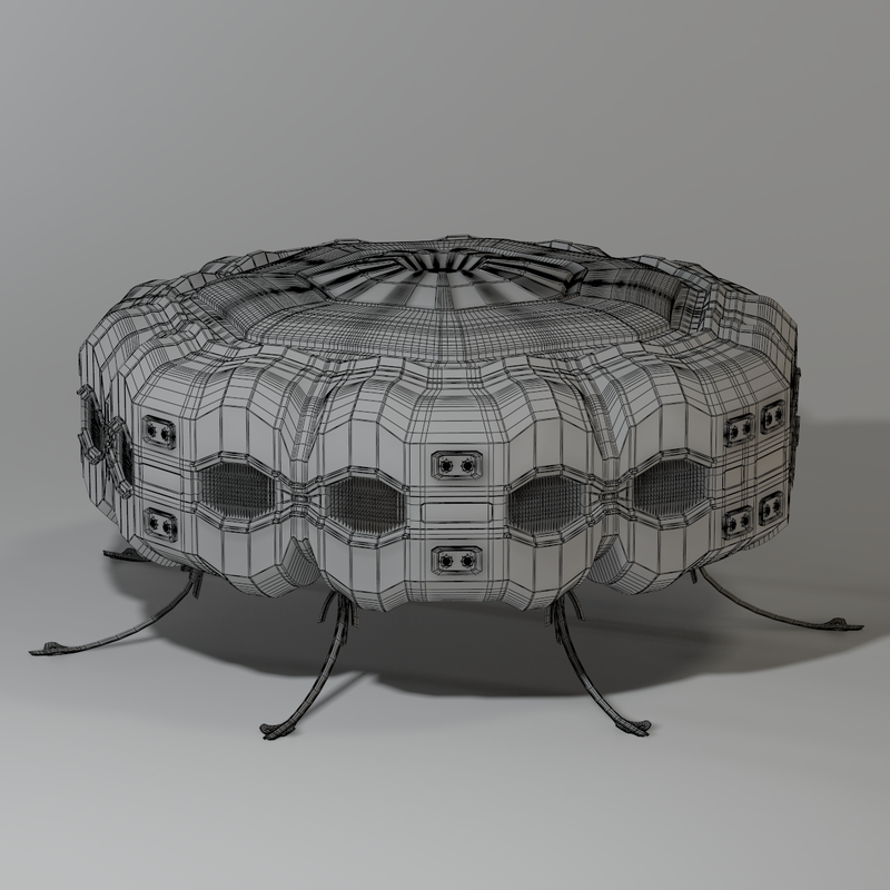 3d model ufo