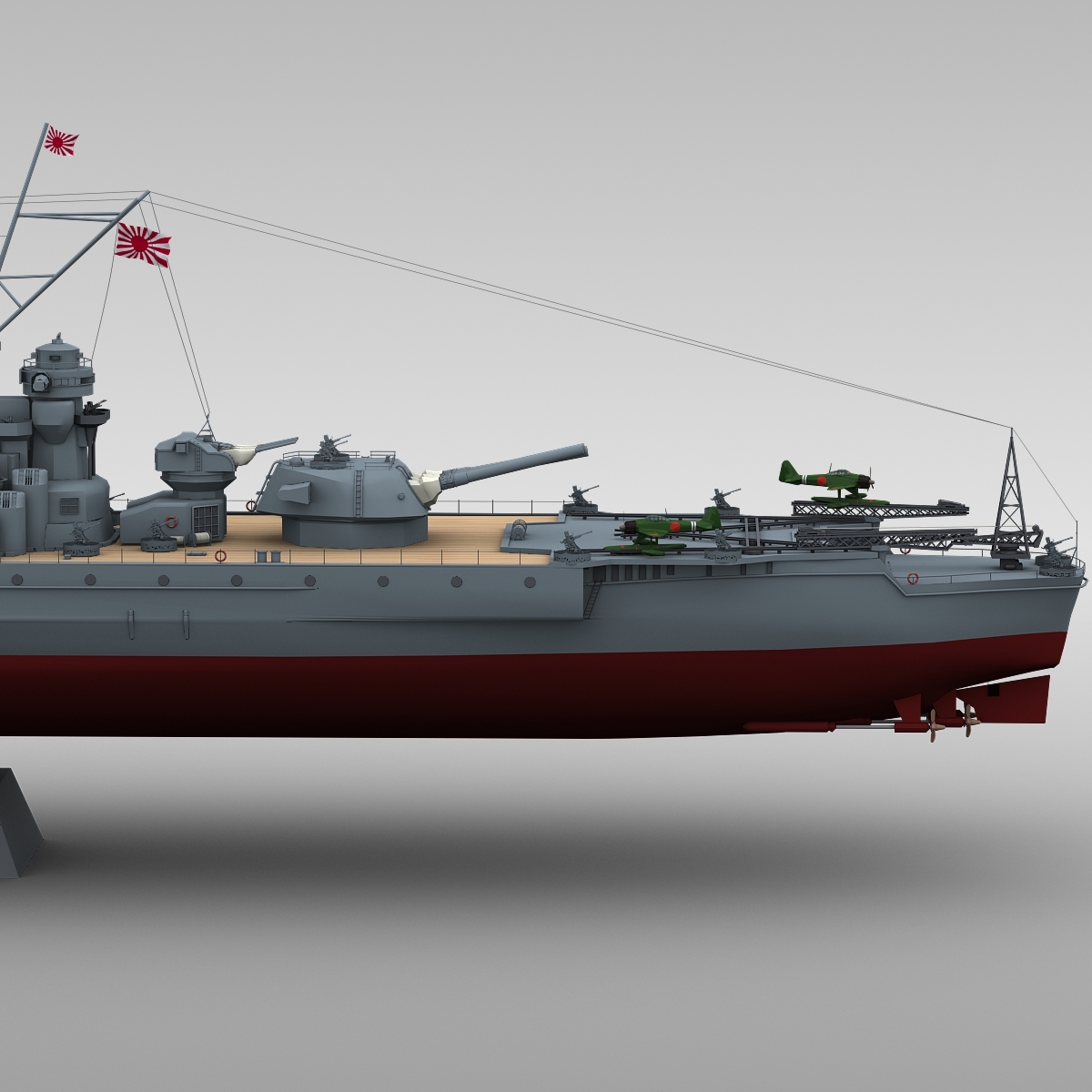 3d model ijn yamato