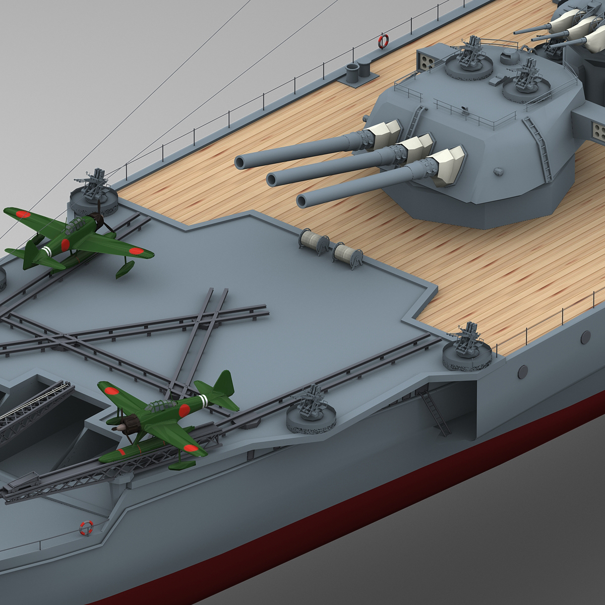 3d model ijn yamato