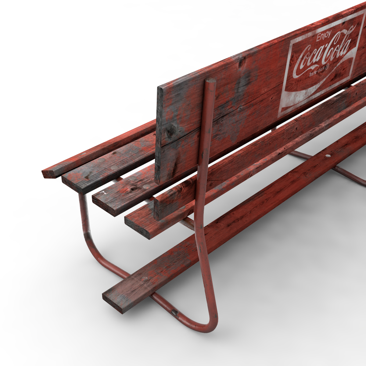 old urban seat 3d model