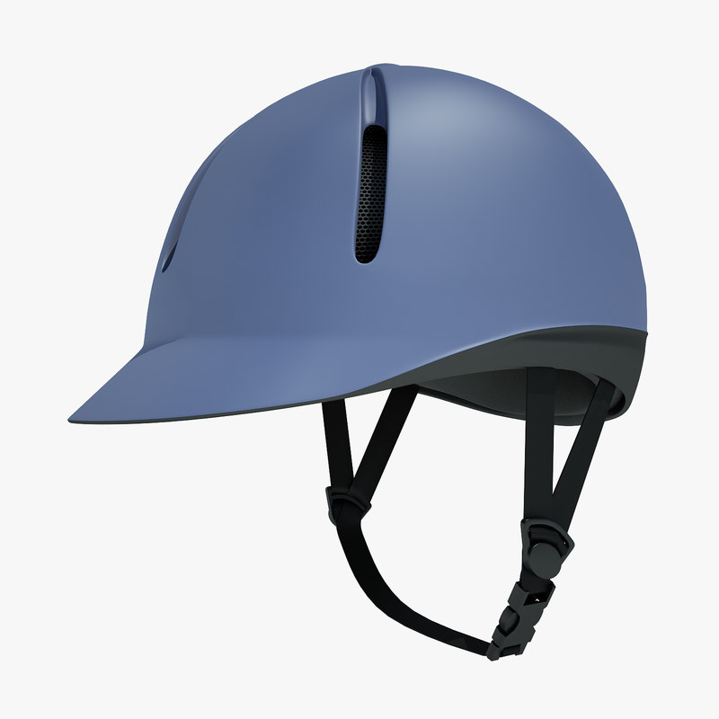 equestrian helmet 3d model