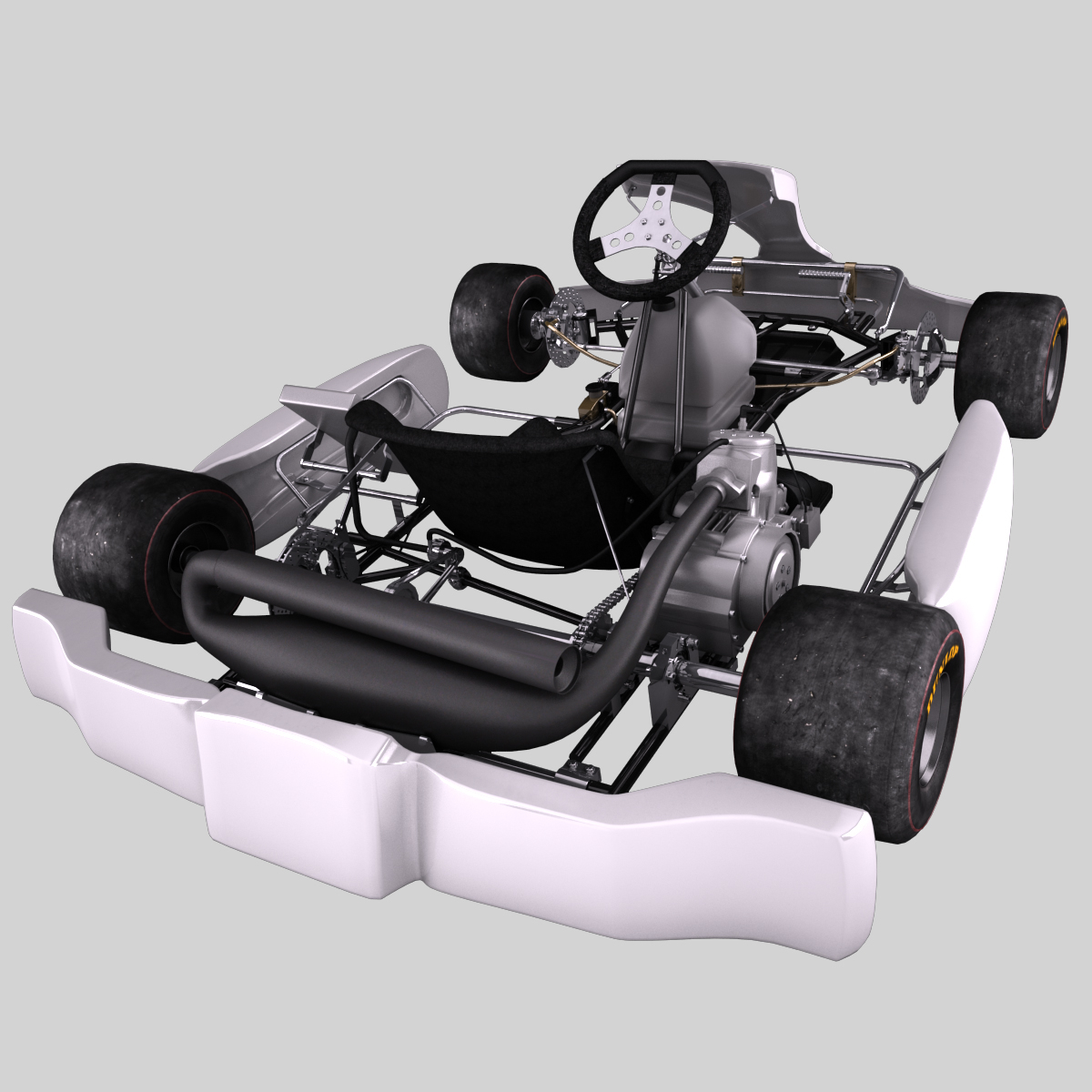 3d generic go-kart model