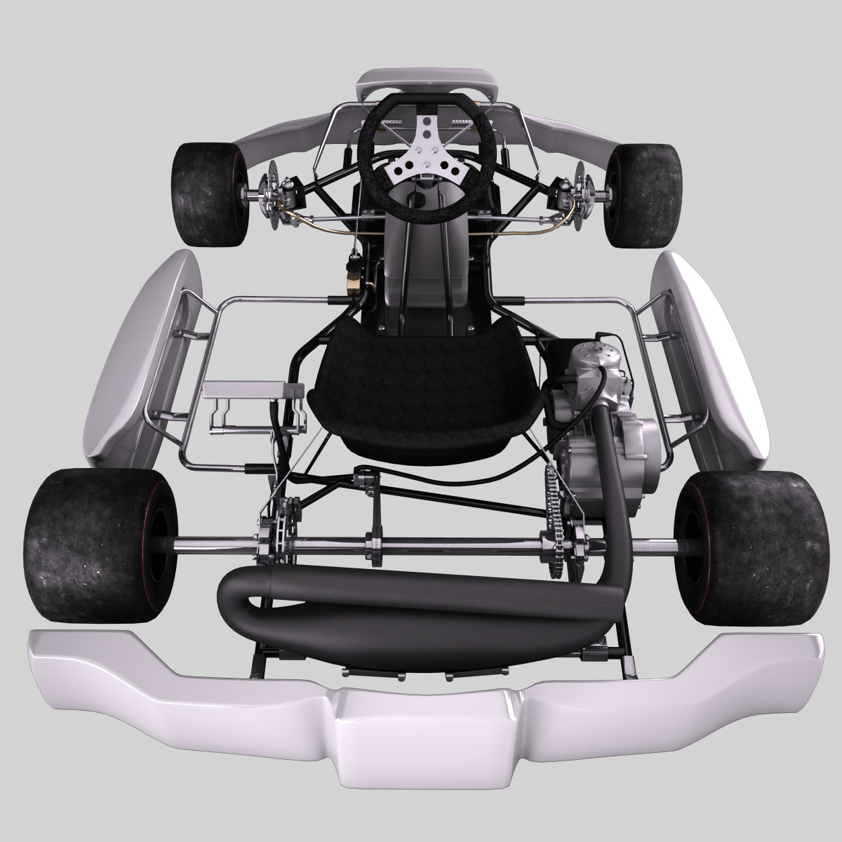 3d generic go-kart model