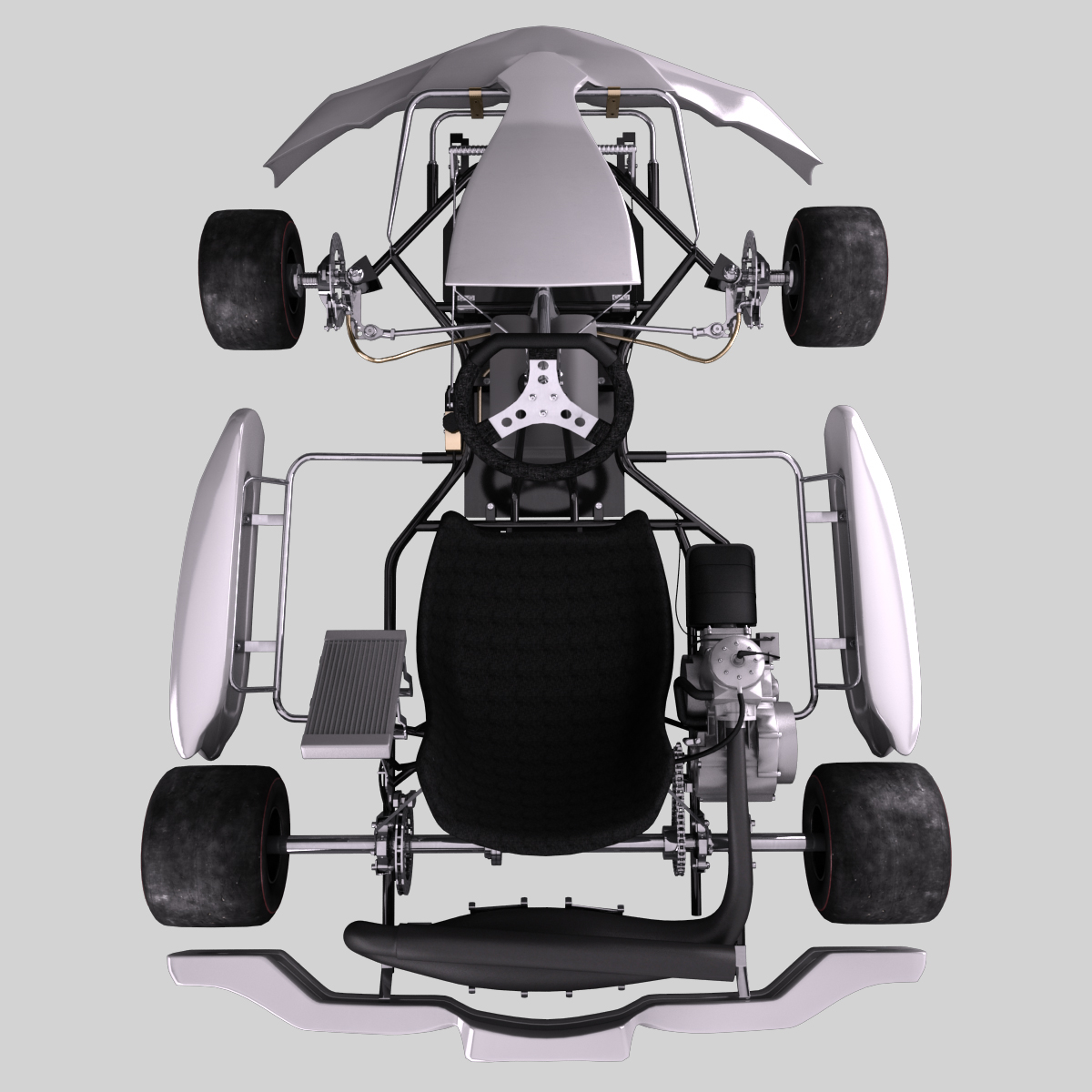 3d generic go-kart model