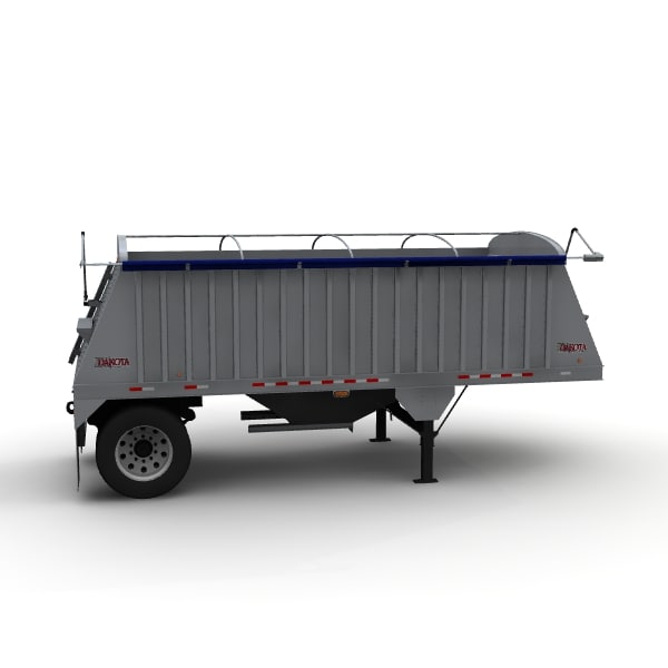 3d dakota grain pup trailer model