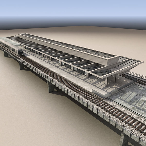 metro station 3d model