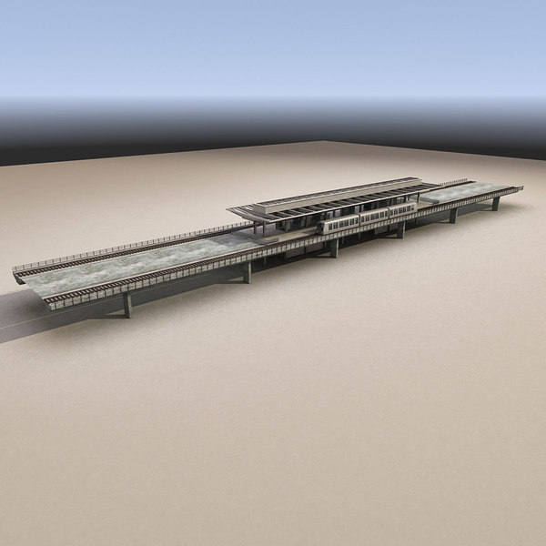 metro station 3d model