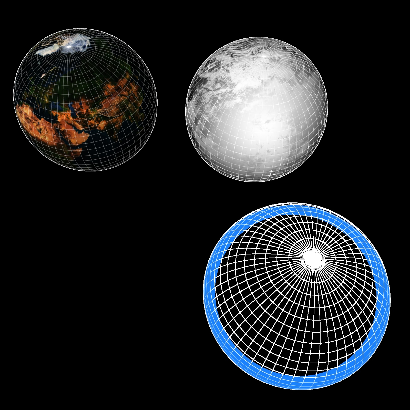 3d model city lights earth surface