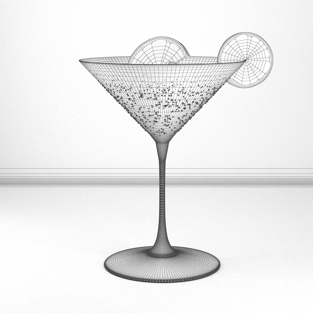 3d cocktail realistic