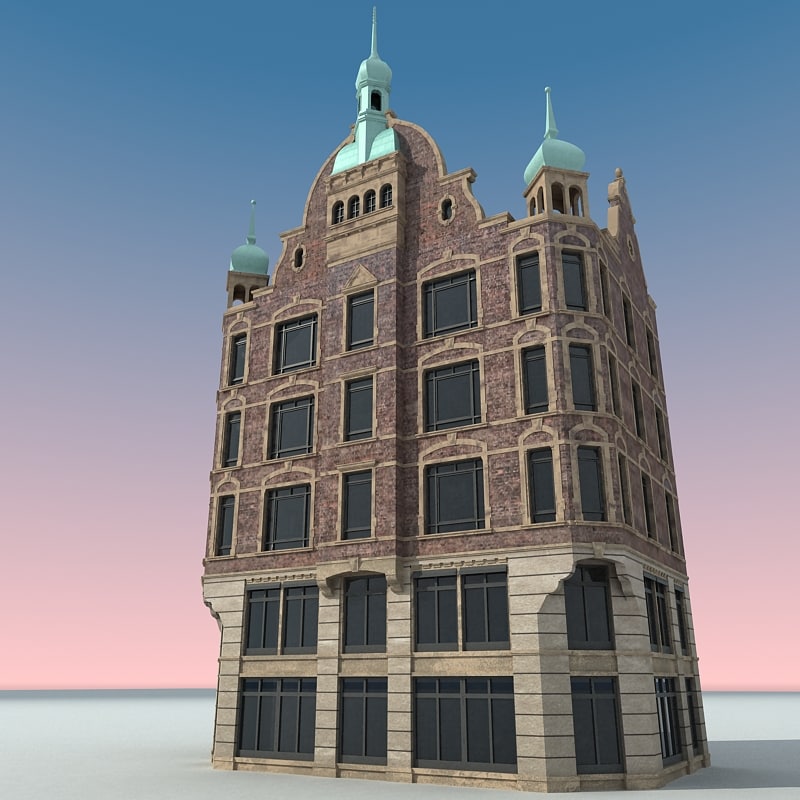 3d model copenhagen european