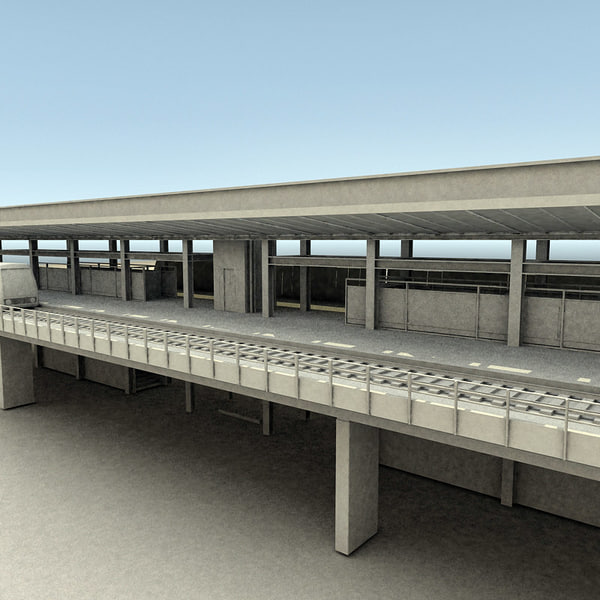 metro station 3d model