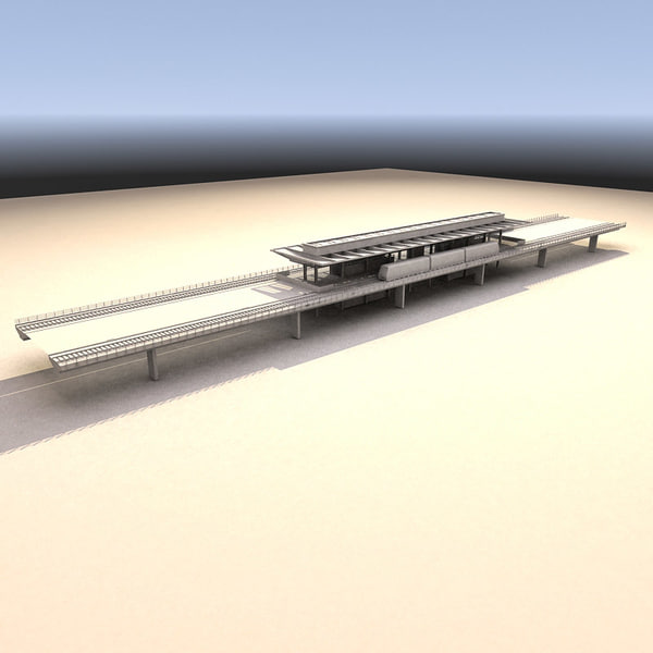 metro station 3d model