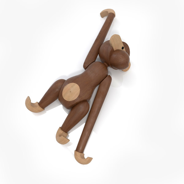 max realistic wooden monkey