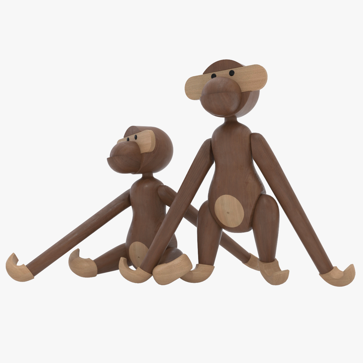 max realistic wooden monkey