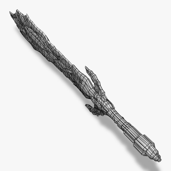 sword rock 3d model