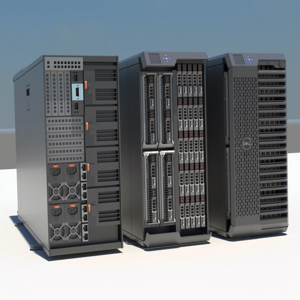 3d dell servers vrtx model