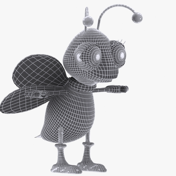 3d bee character