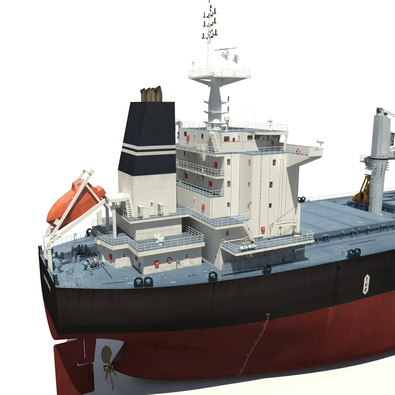 geared handymax ship