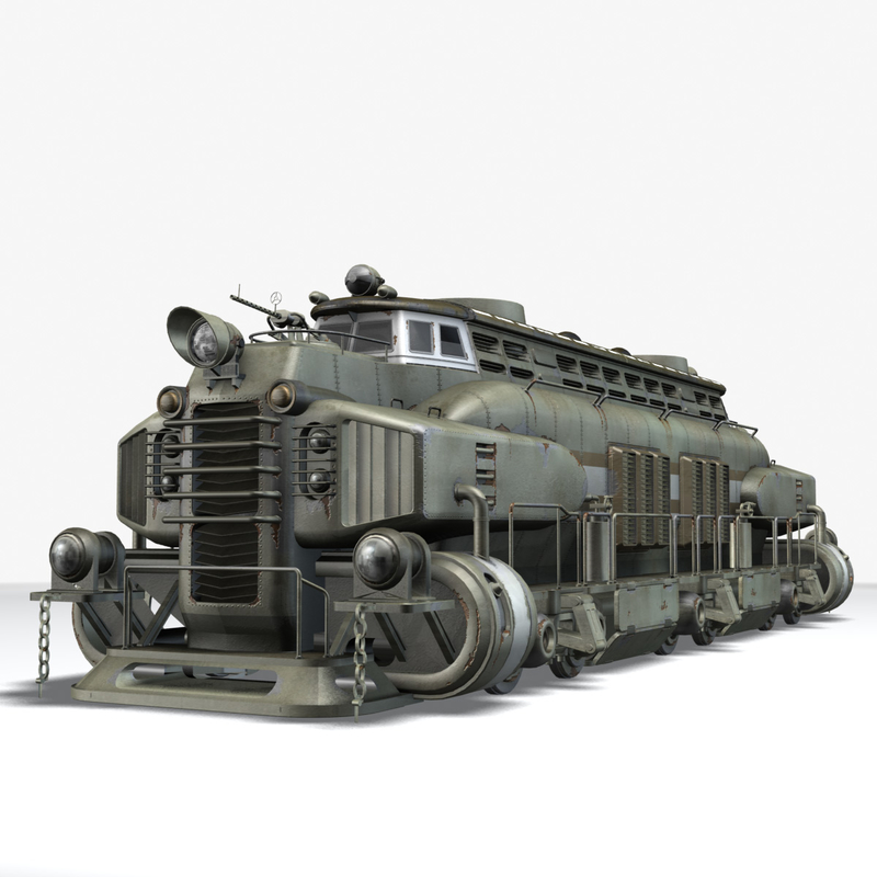 post apocalyptic train