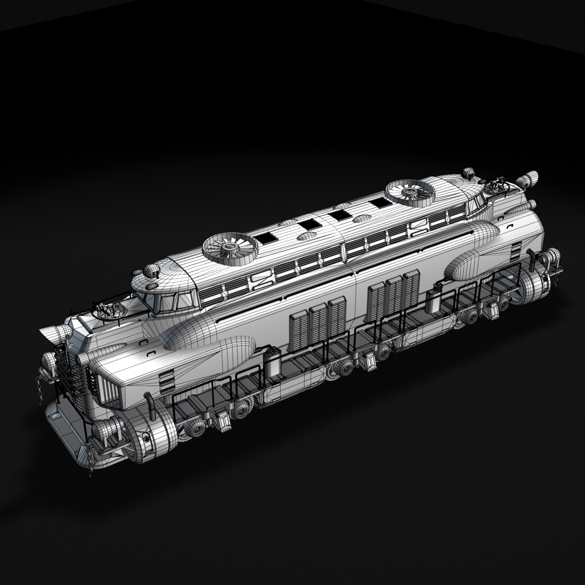 post apocalyptic train