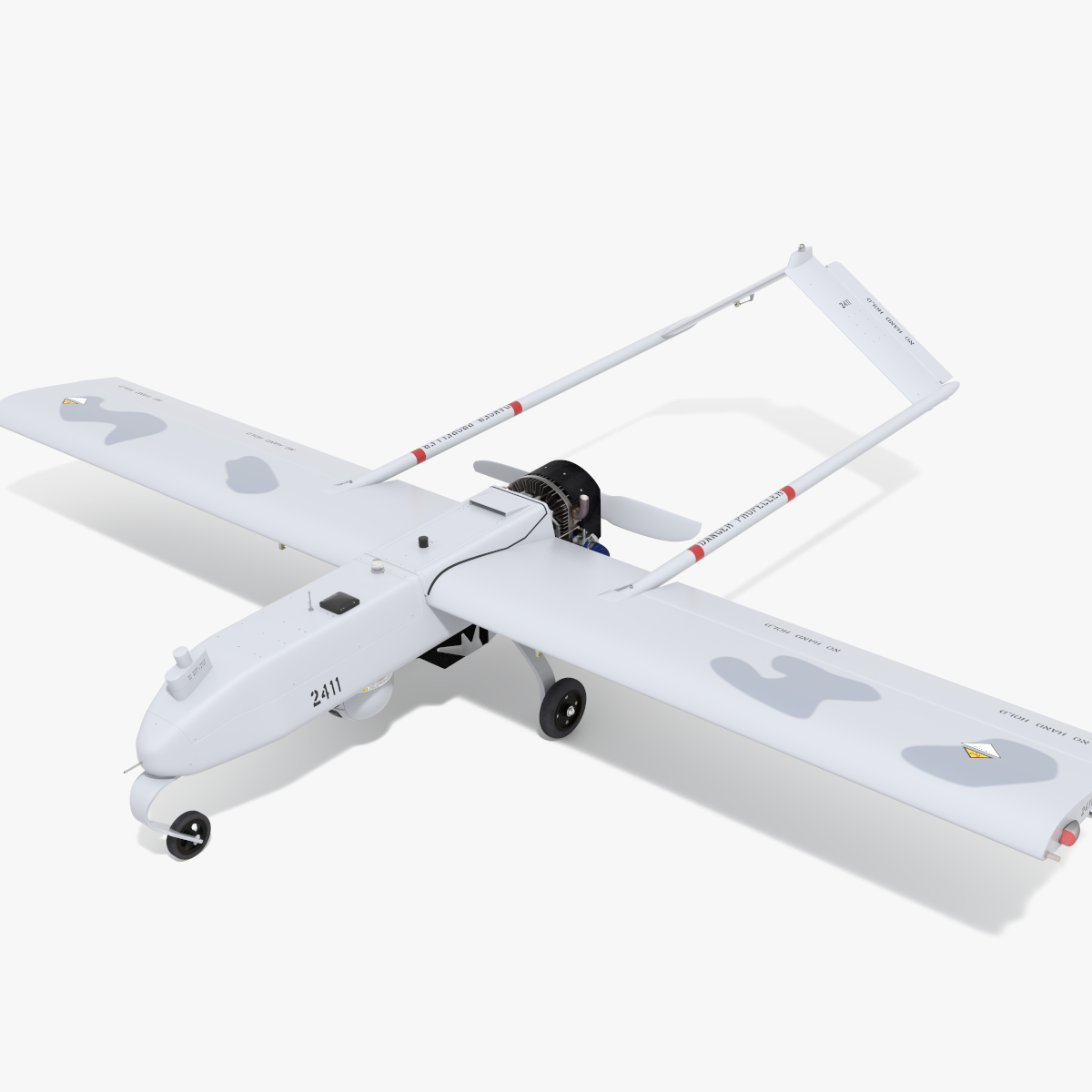 rq-7 shadow 200 unmanned 3d c4d