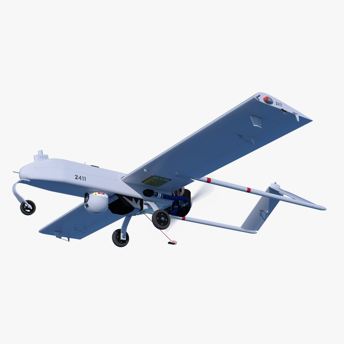 rq-7 shadow 200 unmanned 3d c4d