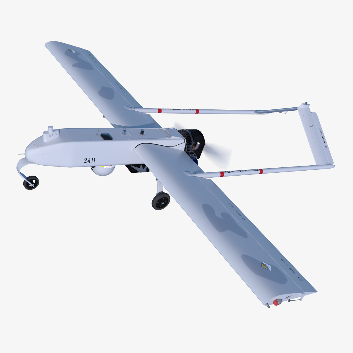 rq-7 shadow 200 unmanned 3d c4d