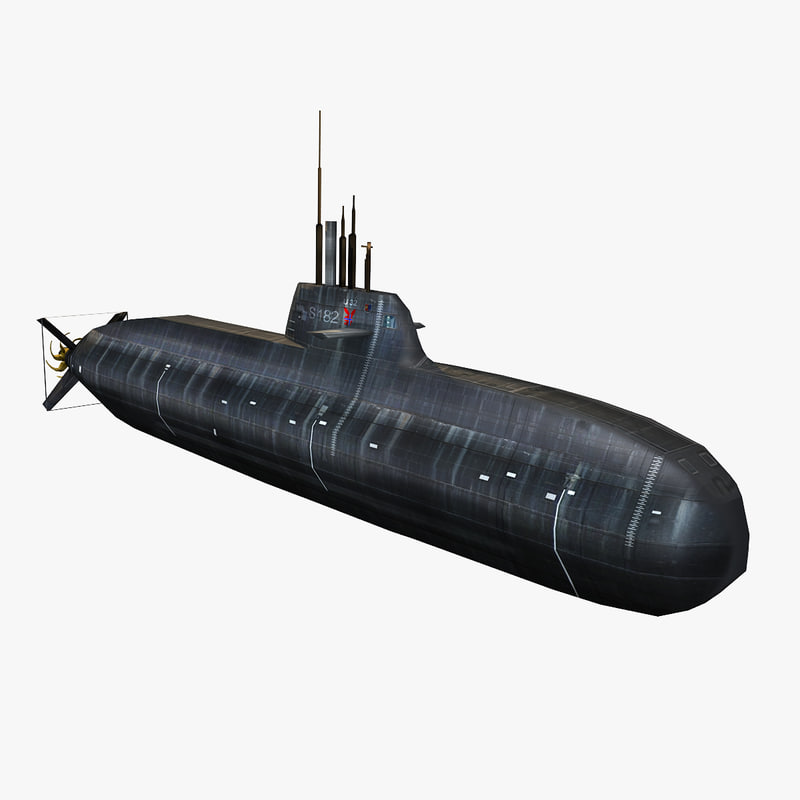 3d type 212 sub u-32 model