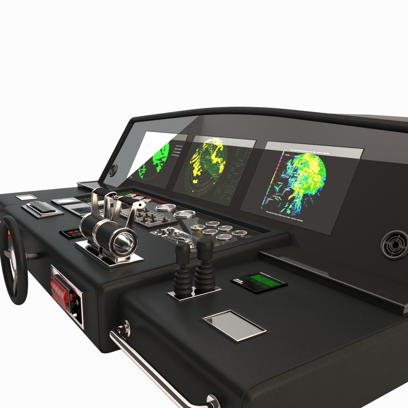 yacht control panel 3d max