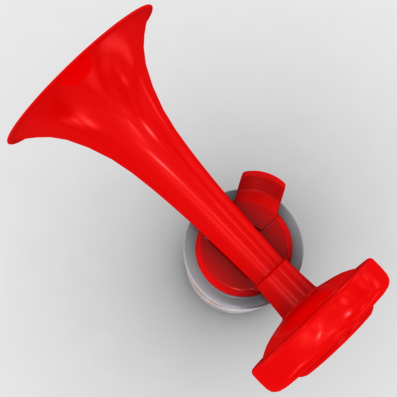 air horn 3d c4d