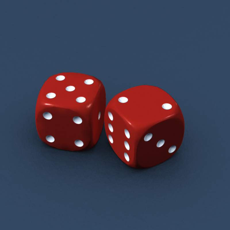 3d model dice