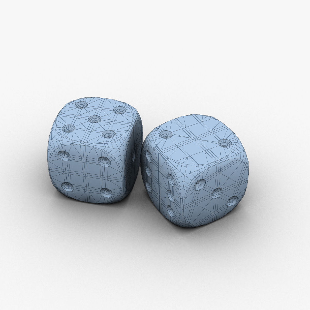 3d model dice